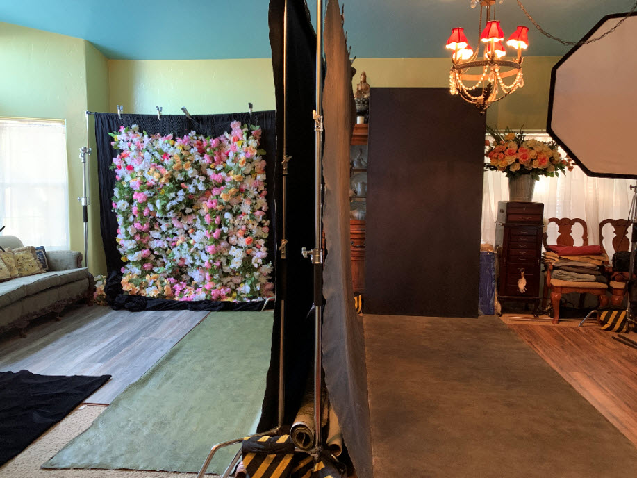 Studio Backdrop: Flower Wall – Artifact Photography Studio Blog